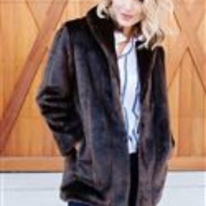 Fabulous Furs | Jackets & Coats | Faux Fur By Fabulous Fur In Sable Medium | Poshmark